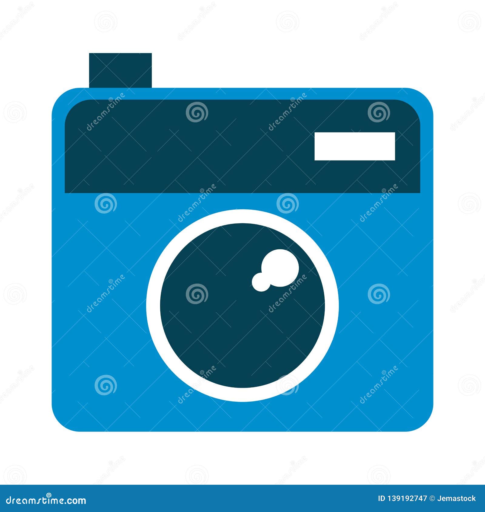 Instant camera symbol stock vector. Illustration of recording - 139192747