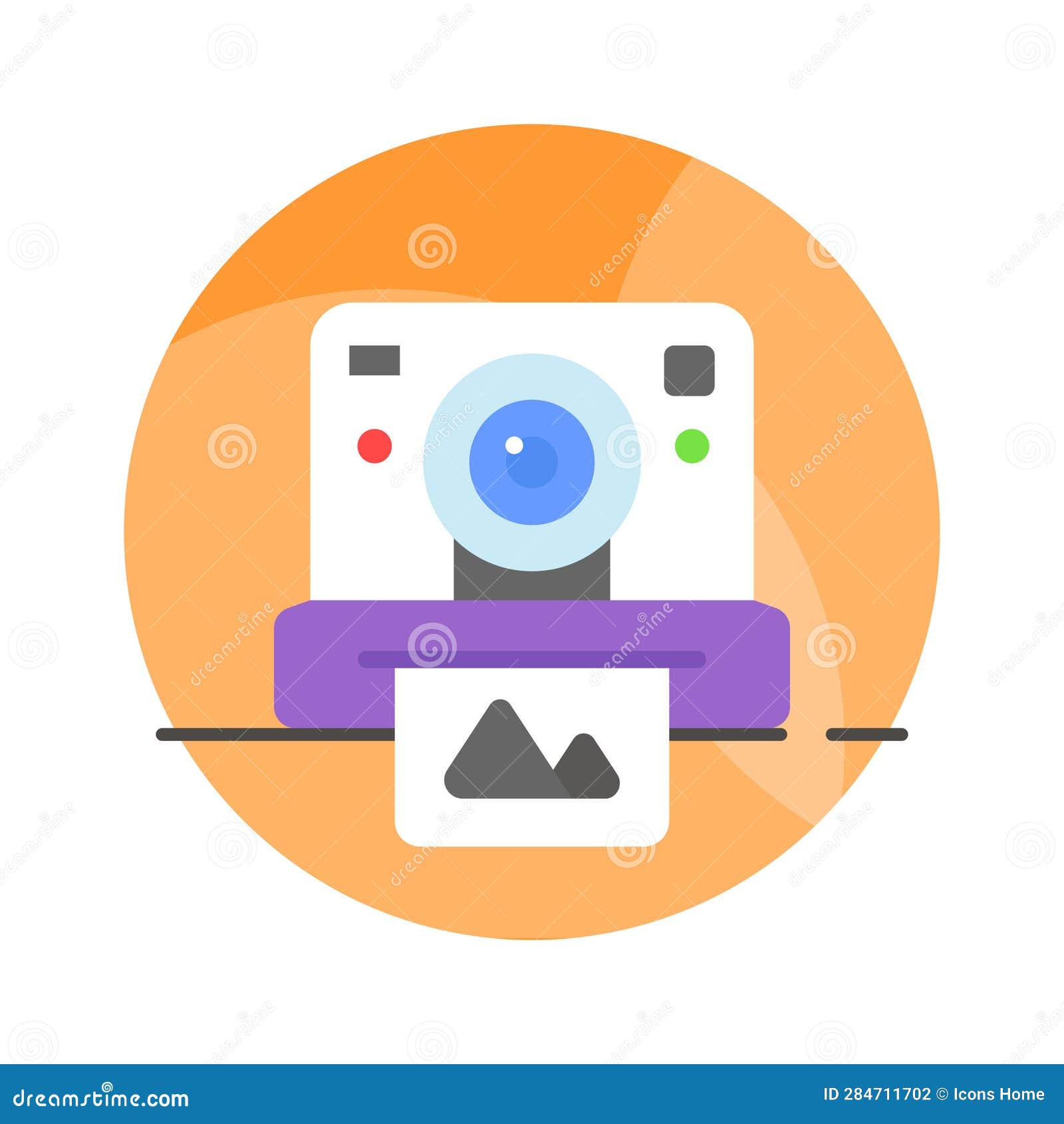 Instant Camera Vector Design in Modern Style, Premium Icon Stock Vector ...
