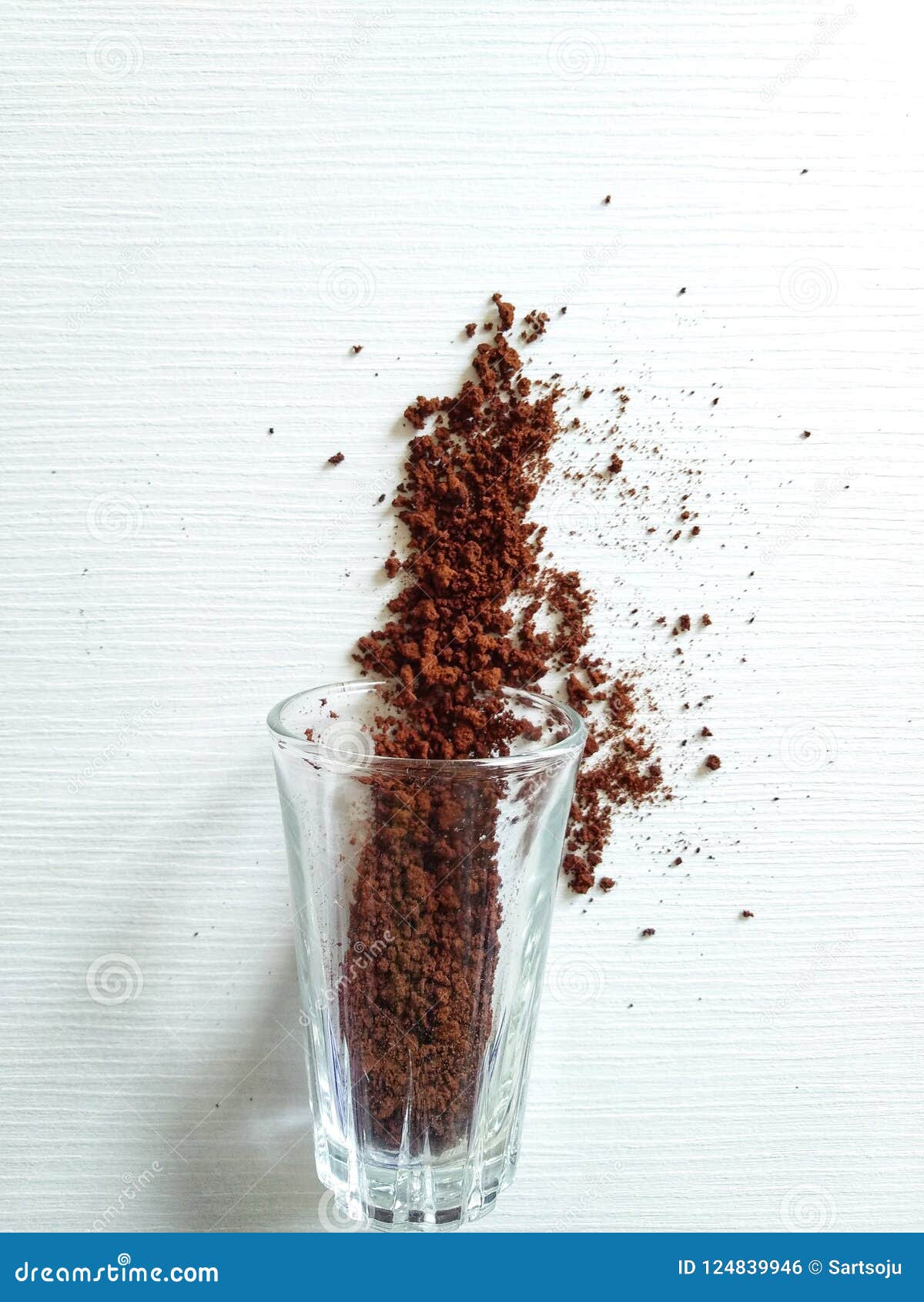 Coffee grain stock photo. Image of coffee, white, splitting - 124839946