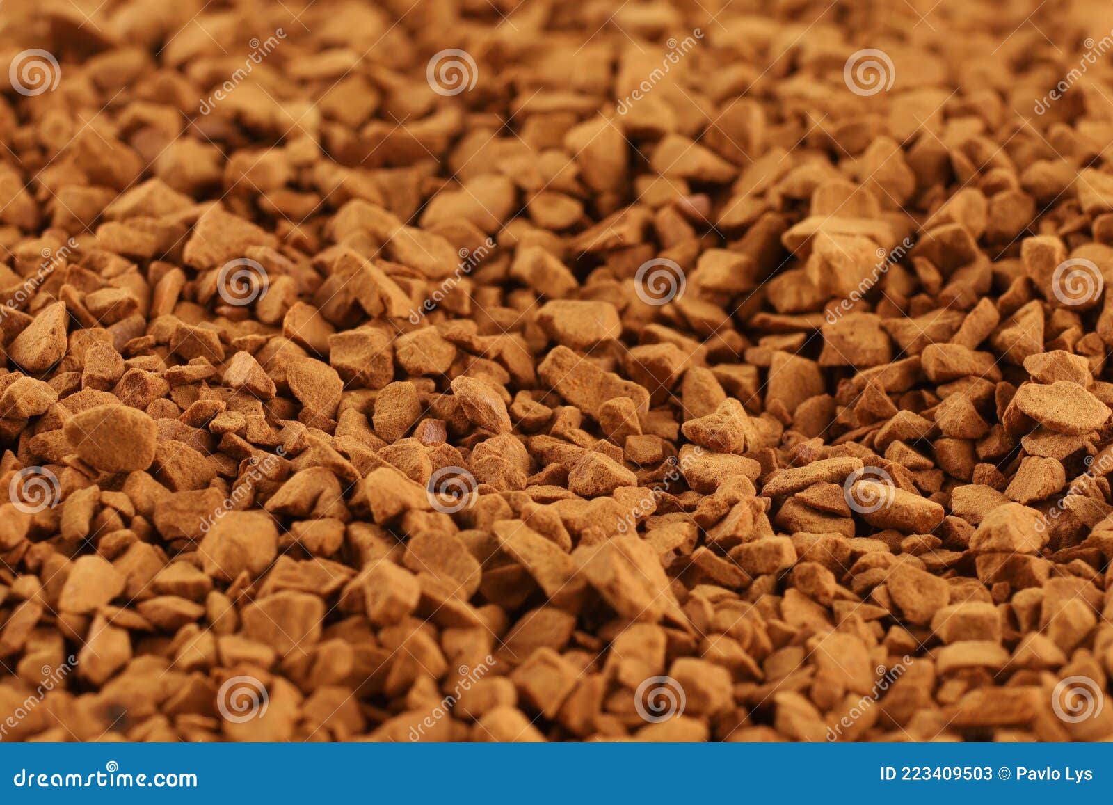 Instant Coffee in Granules Close-up. Instant Drink Stock Image - Image ...