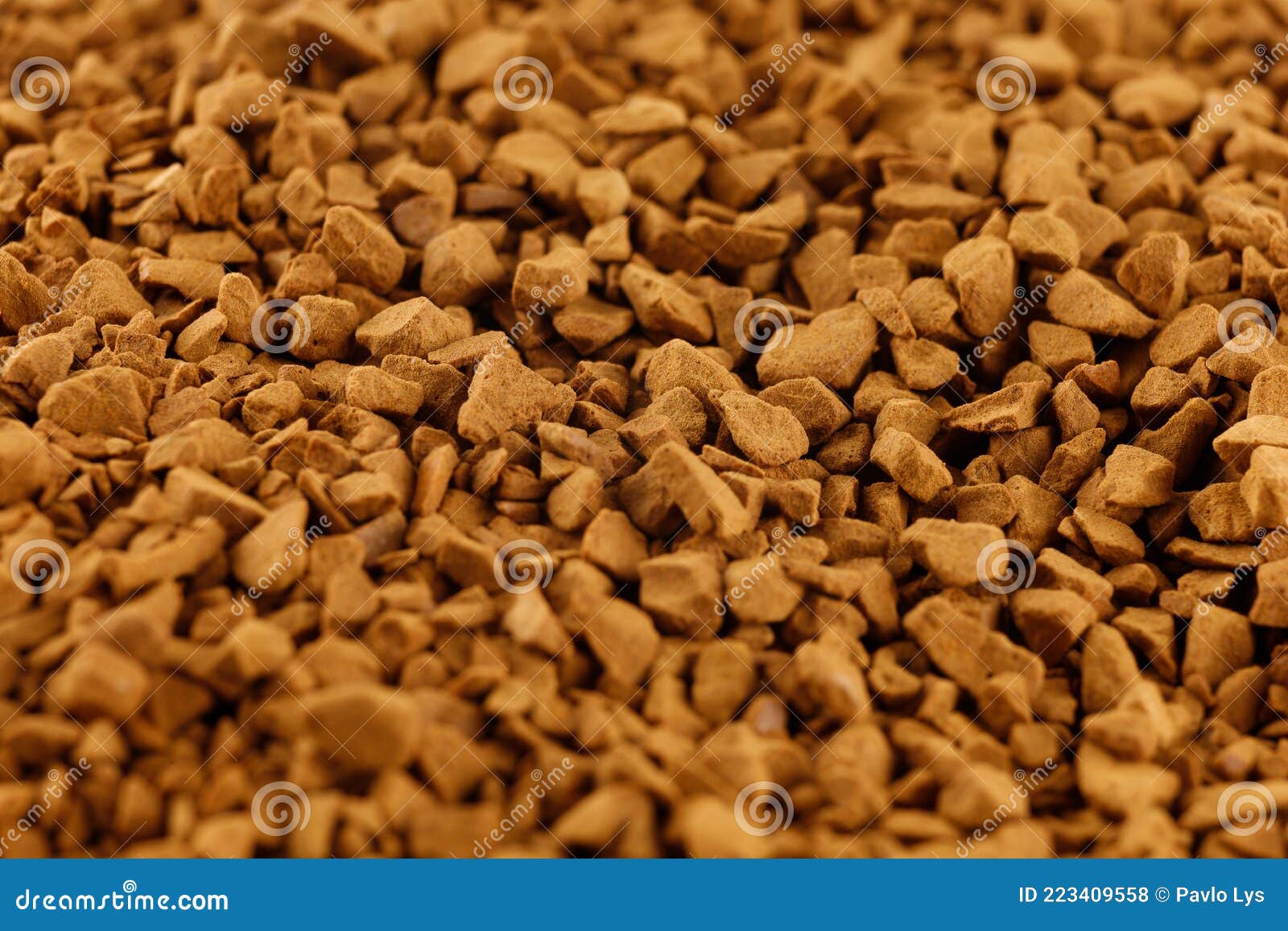 Instant Coffee in Granules Close-up. Instant Drink Stock Photo - Image ...