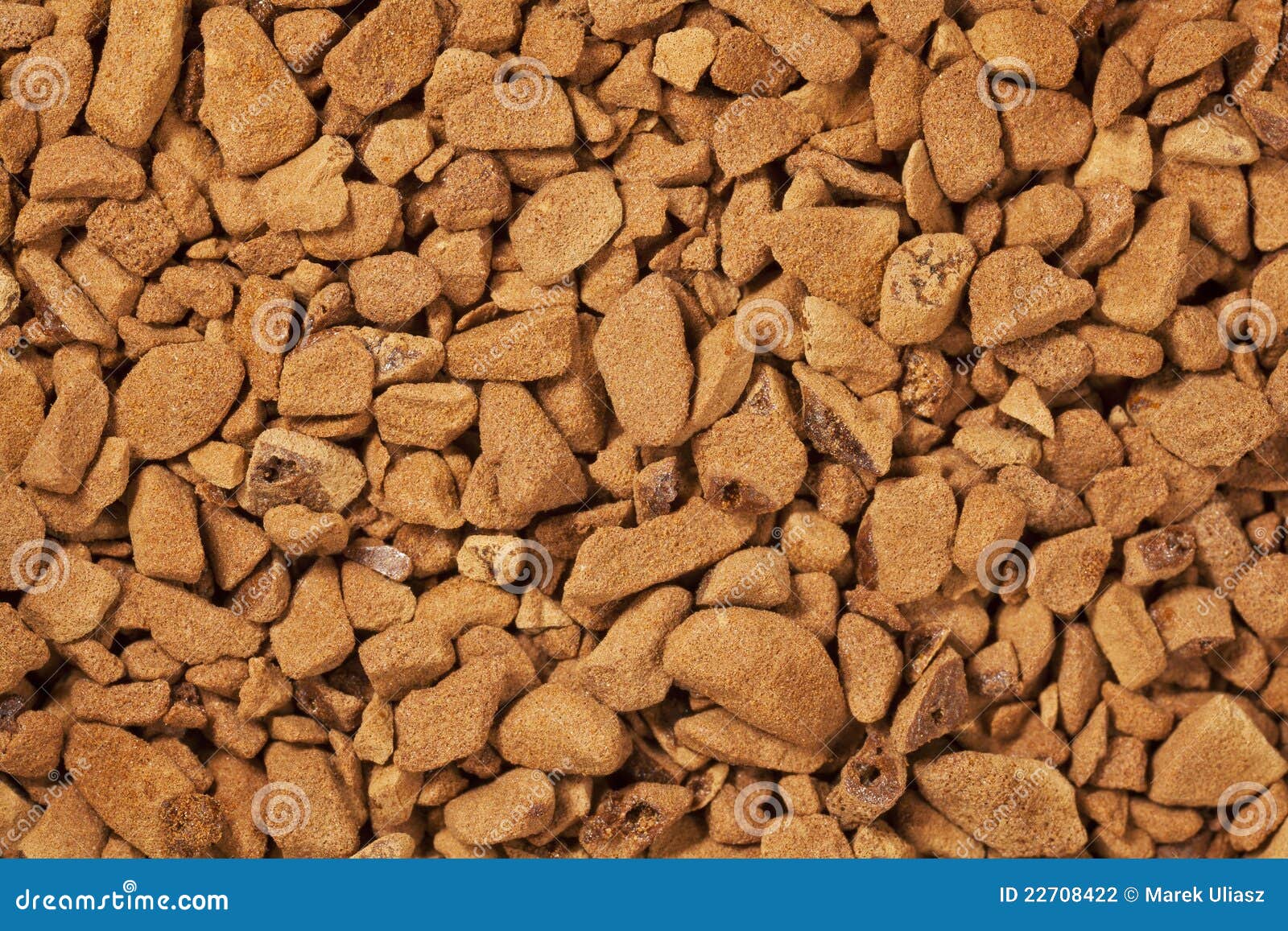 Instant Coffee Granules at Life-size Stock Photo - Image of size ...