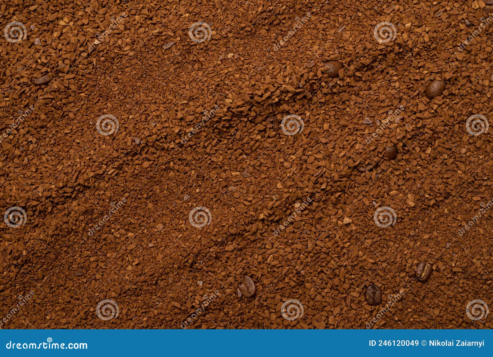 Instant Coffee Isolated on a Background Stock Image - Image of ...