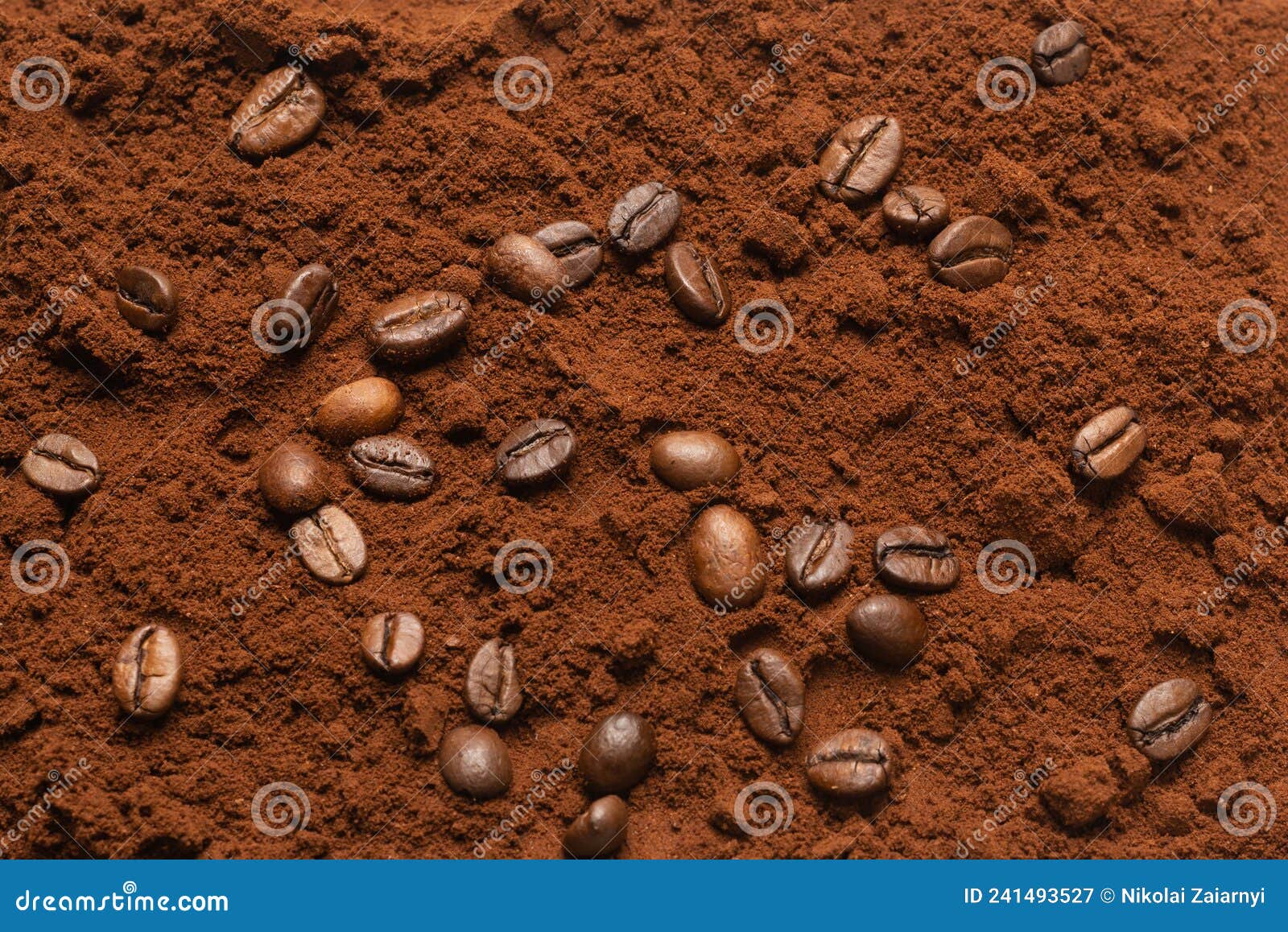 Instant Coffee Isolated on a Background Stock Image - Image of coffee ...