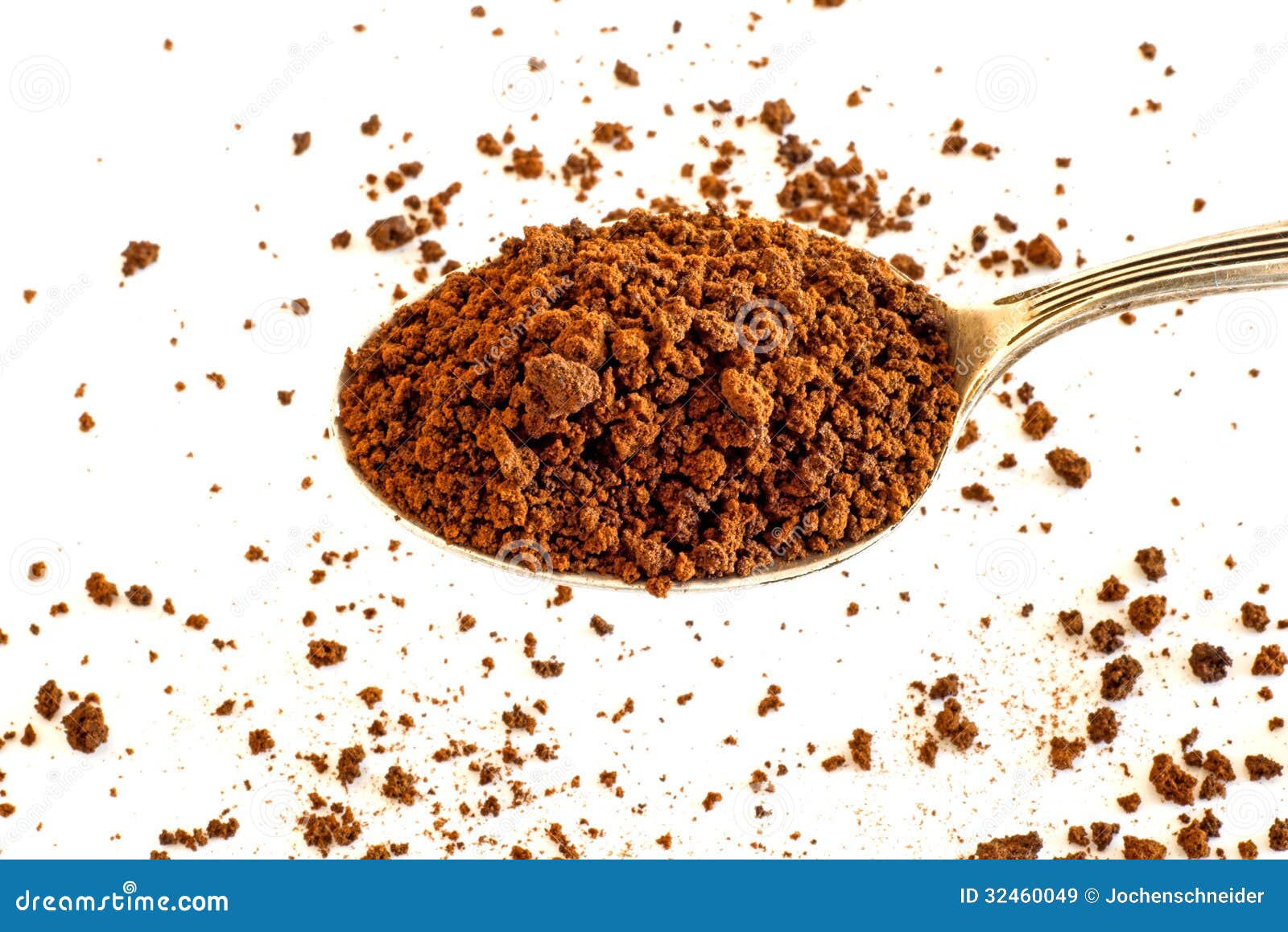Instant coffee powder stock image. Image of cafe, powder - 32460049