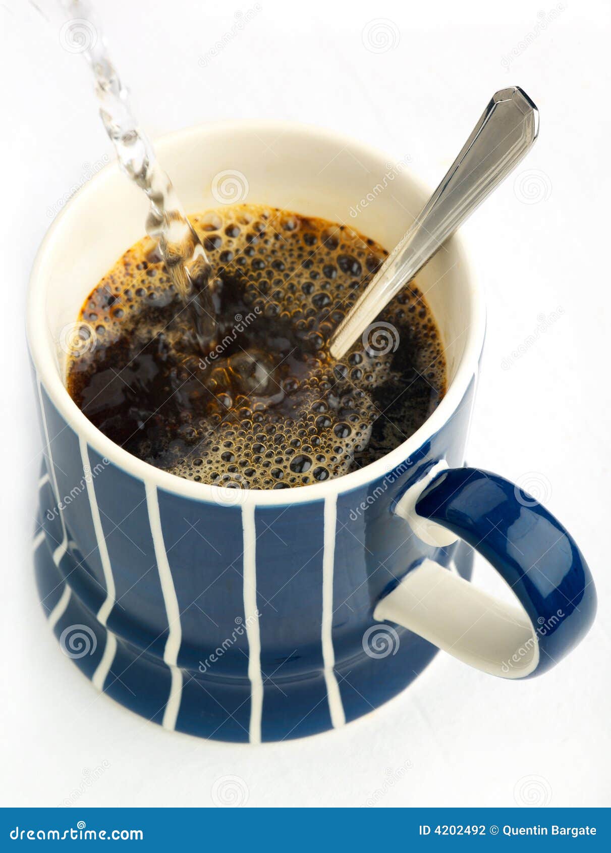 Instant coffee refreshment stock photo. Image of pour - 4202492