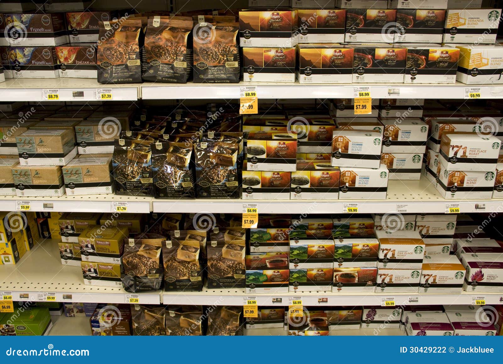 Instant Coffee in Supermarket Editorial Photography - Image of names ...