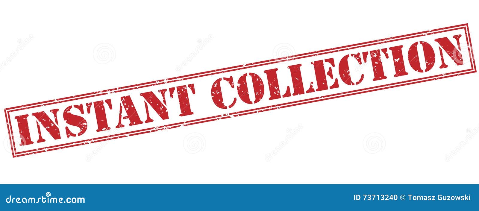 Instant Collection Red Stamp Stock Illustration Illustration Of Icon