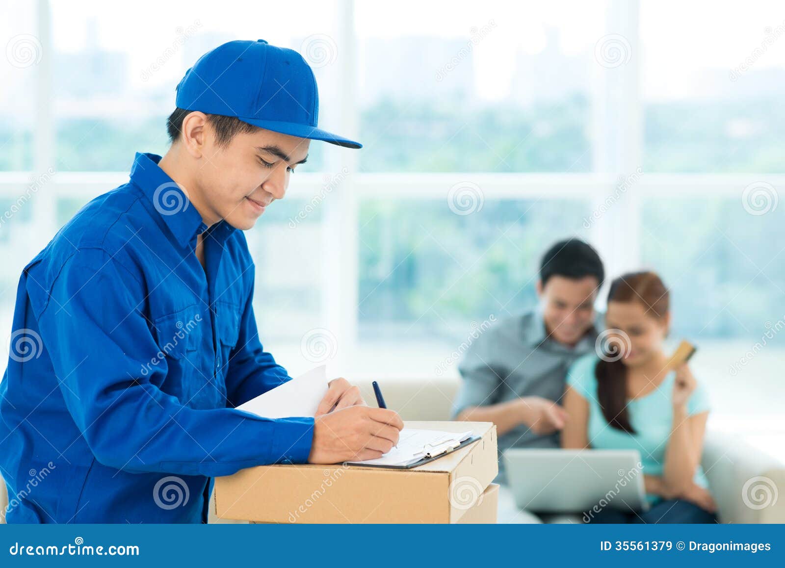 Instant delivery stock image. Image of credit, modern - 35561379