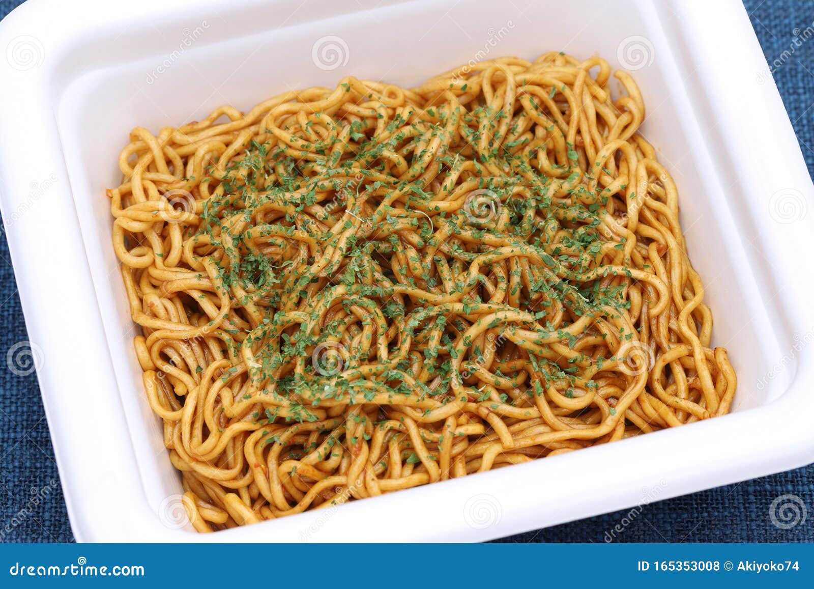 Instant Fried Yakisoba Noodles Stock Photo - Image of fried, gourmet ...