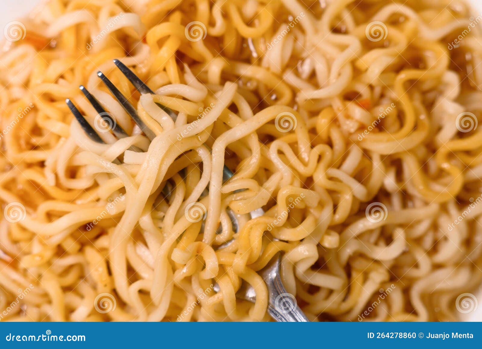 Instant Like Maruchan Soup with Fork Stock Photo - Image of asian ...