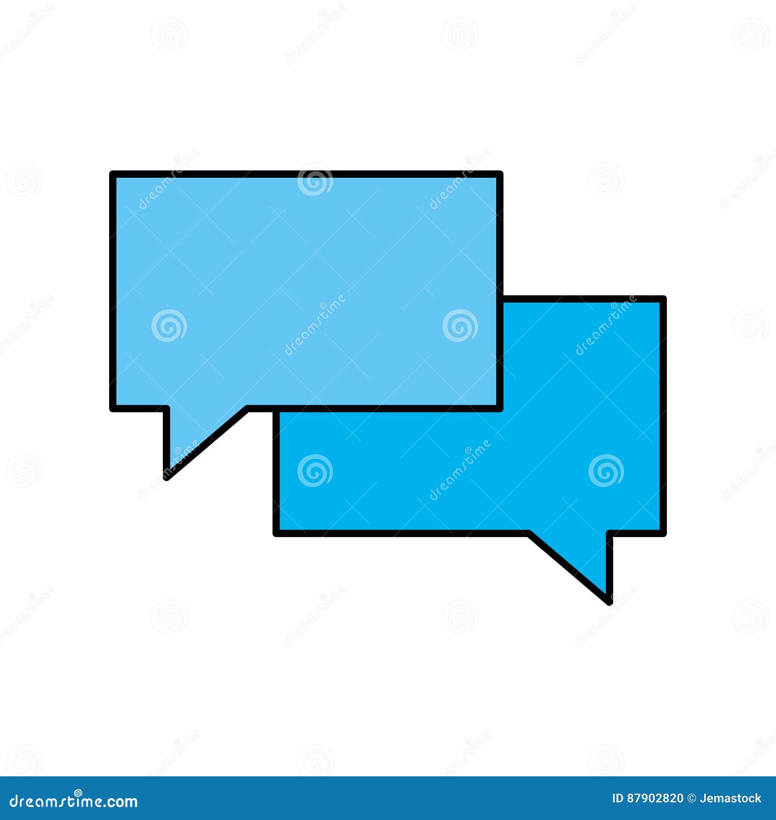 Instant Messaging Icon Image Stock Illustration - Illustration of ...