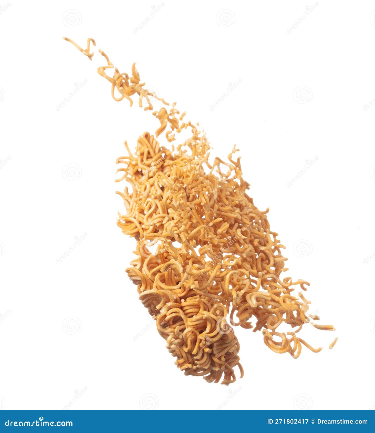 Instant Noodle Fly Explosion, Yellow Instant Noodle Float Explode ...