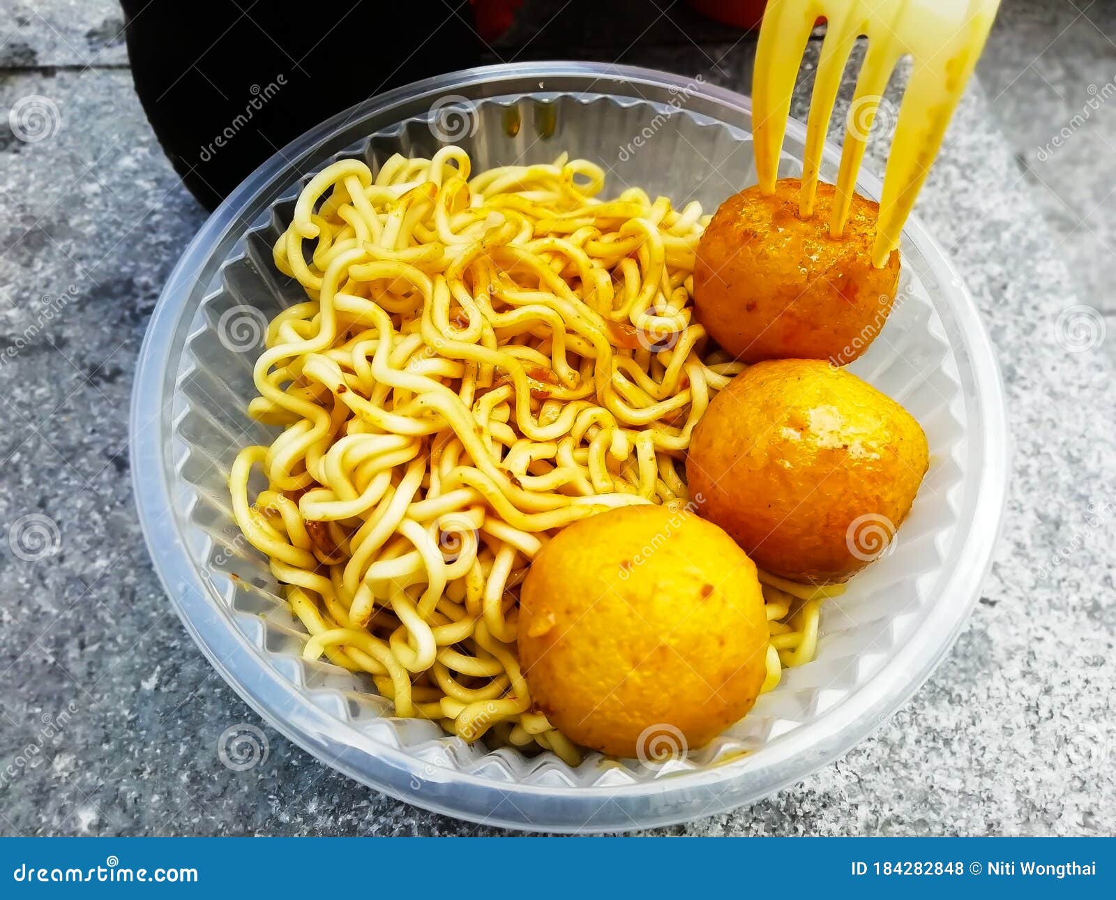 Instant Noodles from a Convenience Store Stock Photo - Image of effects ...