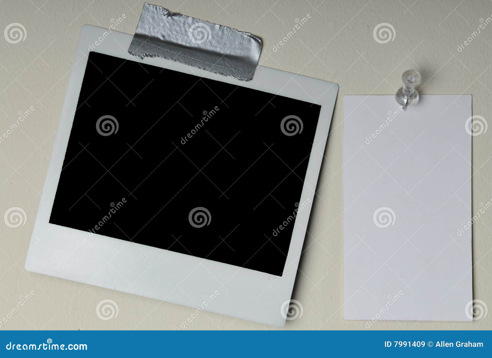 Instant Photo and Blank Card Stock Image - Image of texture, dirty: 7991409