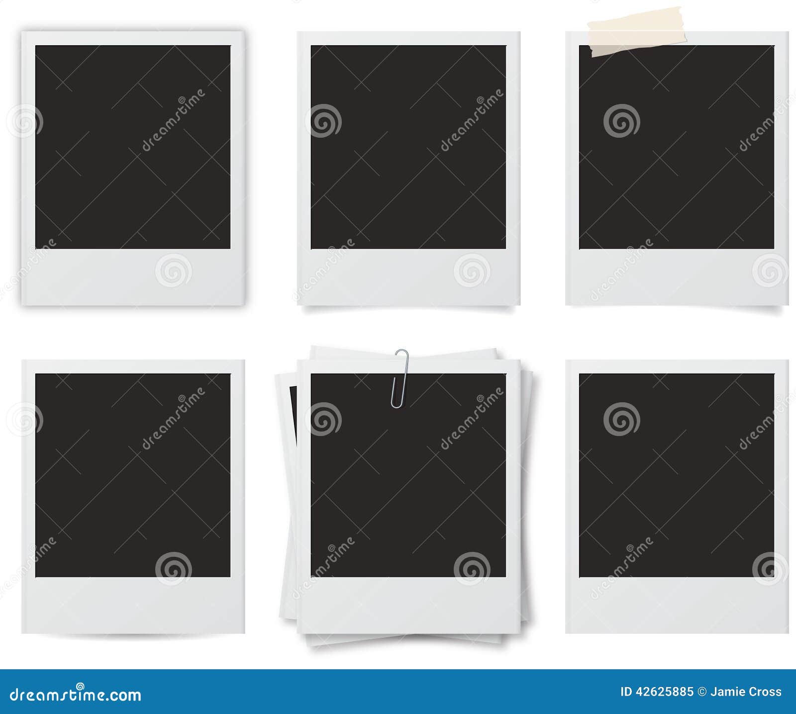 Instant Photo Frames stock illustration. Illustration of instant - 42625885
