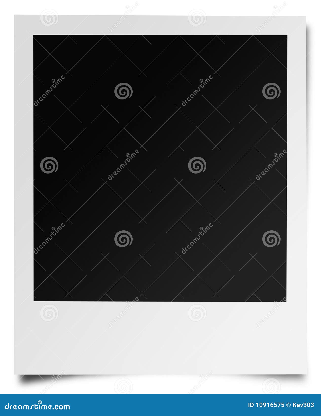 Instant photographic film stock illustration. Illustration of single ...