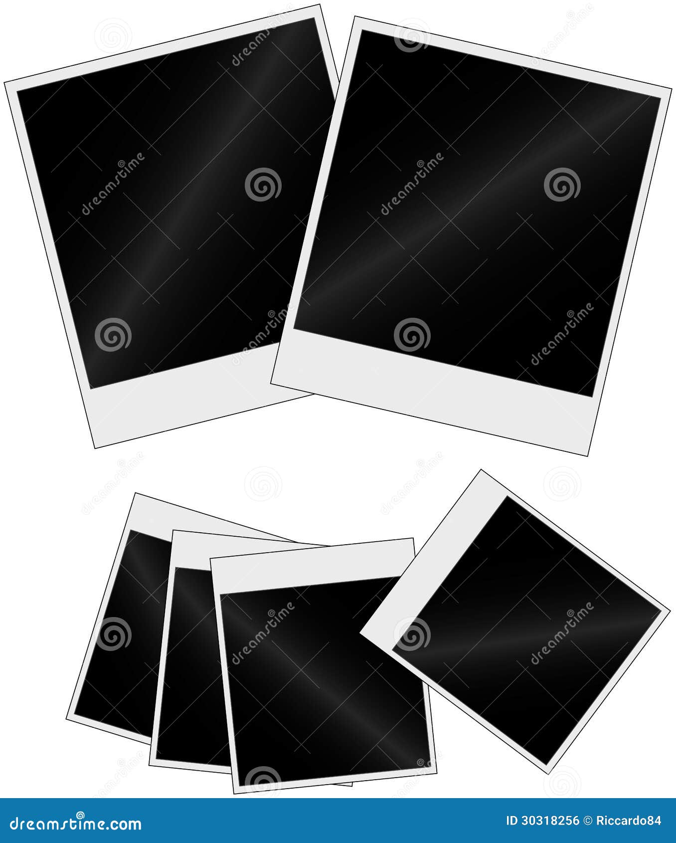 Instant photos stock vector. Illustration of immediately - 30318256