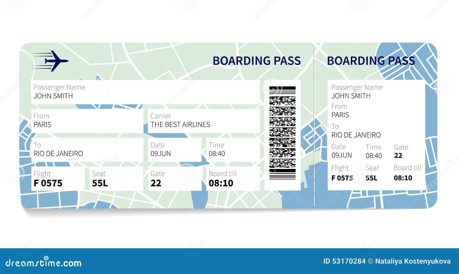 Instapkaart vector illustratie. Illustration of commercieel - 53170284