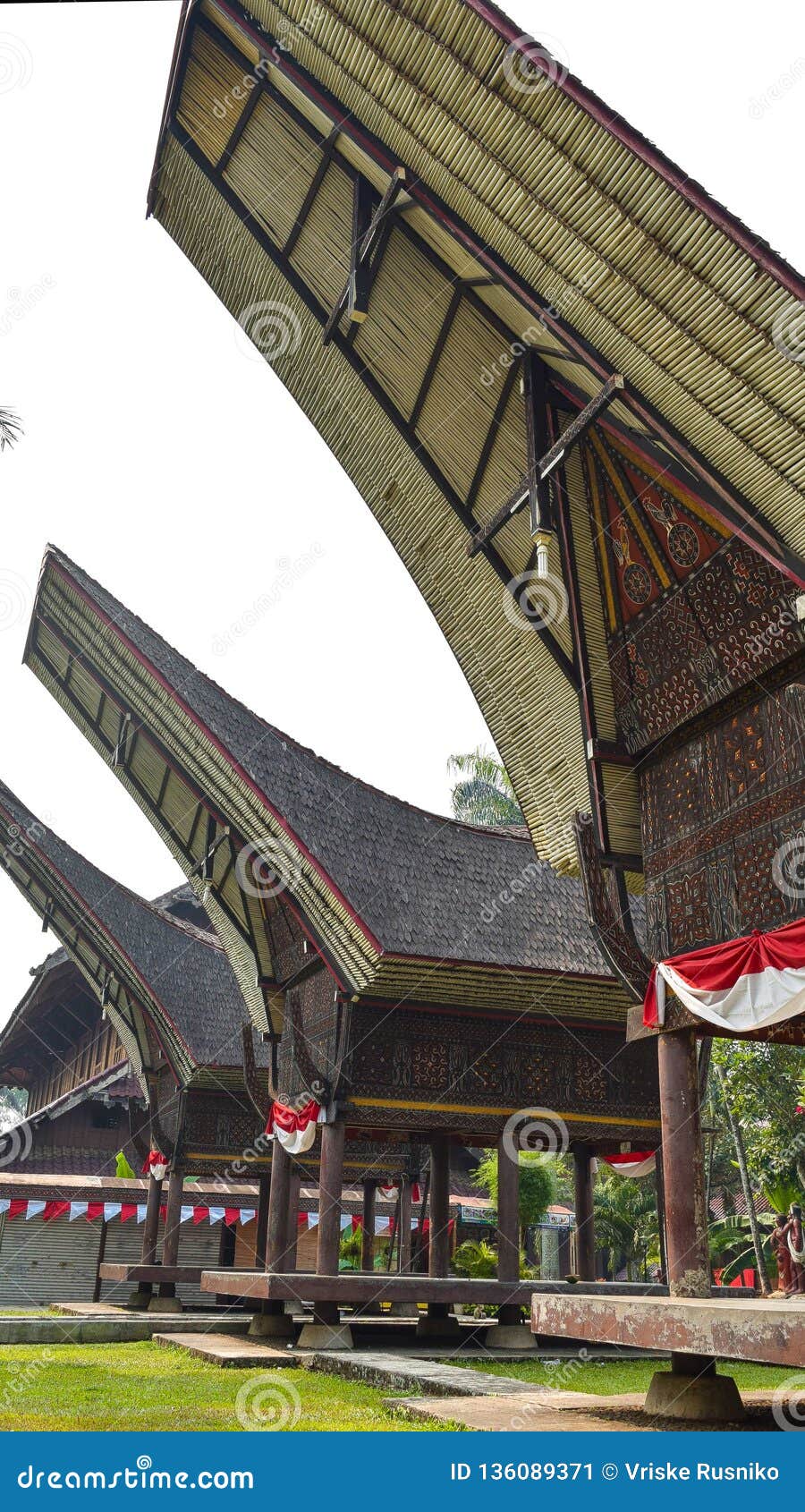 Traditional House of Toraja Stock Image - Image of traditional ...