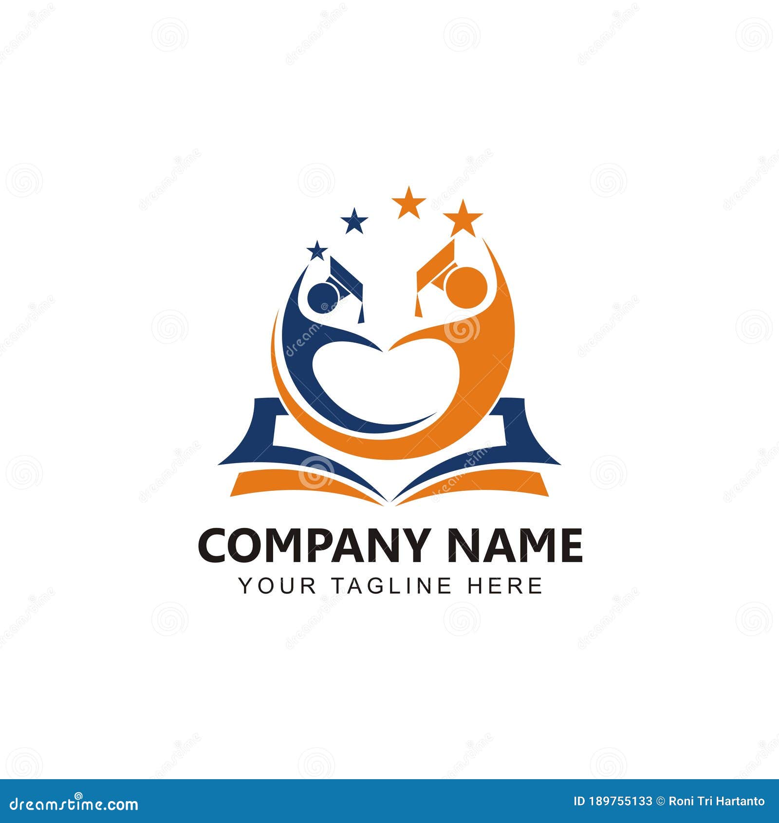 Institutional and Educational Vector Logo Design Stock Vector ...