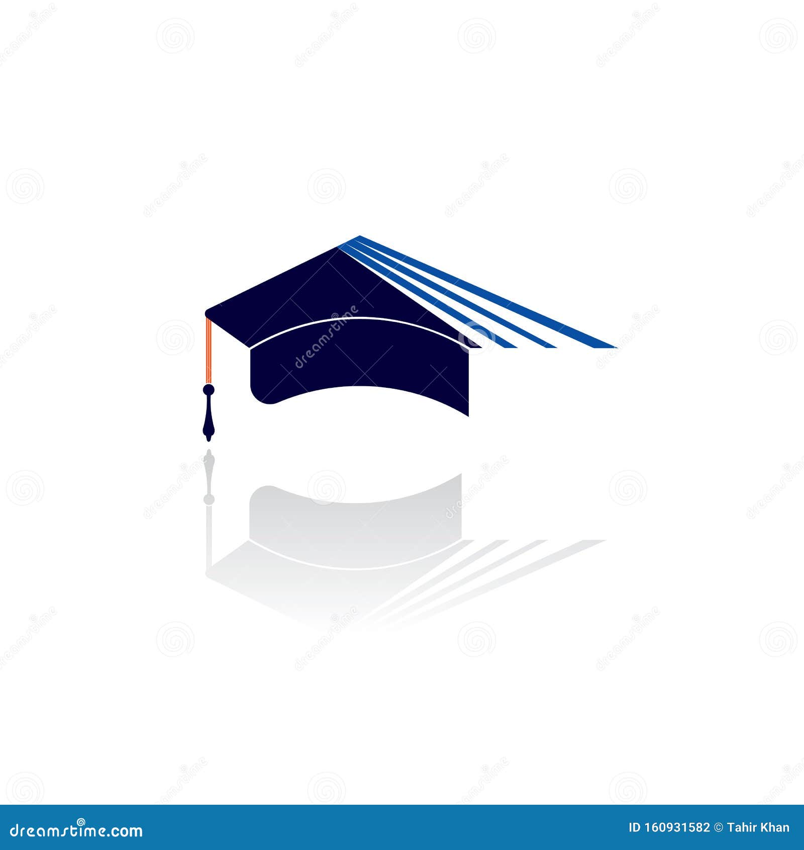 Graduation Cap Vector Logo Design. Education Logo Template. Stock ...
