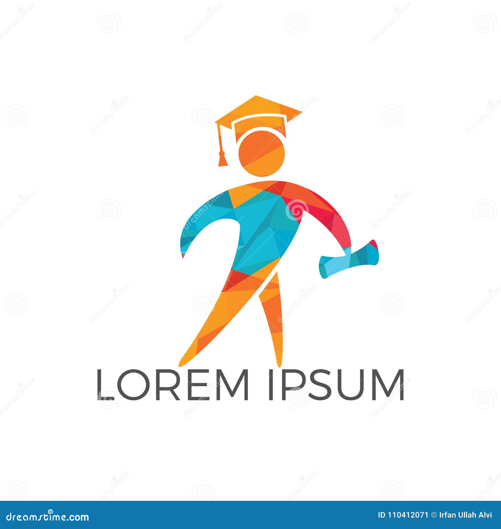 Student Logo Design. Education Logo. Stock Vector - Illustration of ...