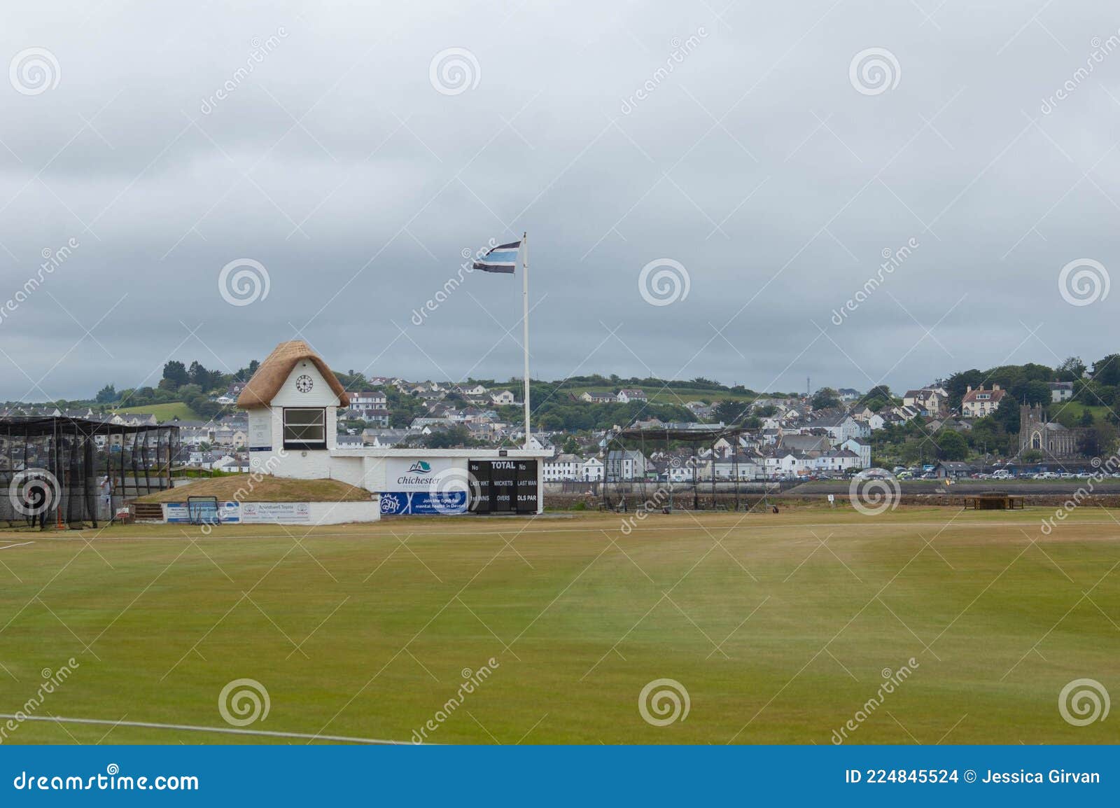 INSTOW, DEVON, ENGLAND- 25 June 2021: North Devon Cricket Club ...