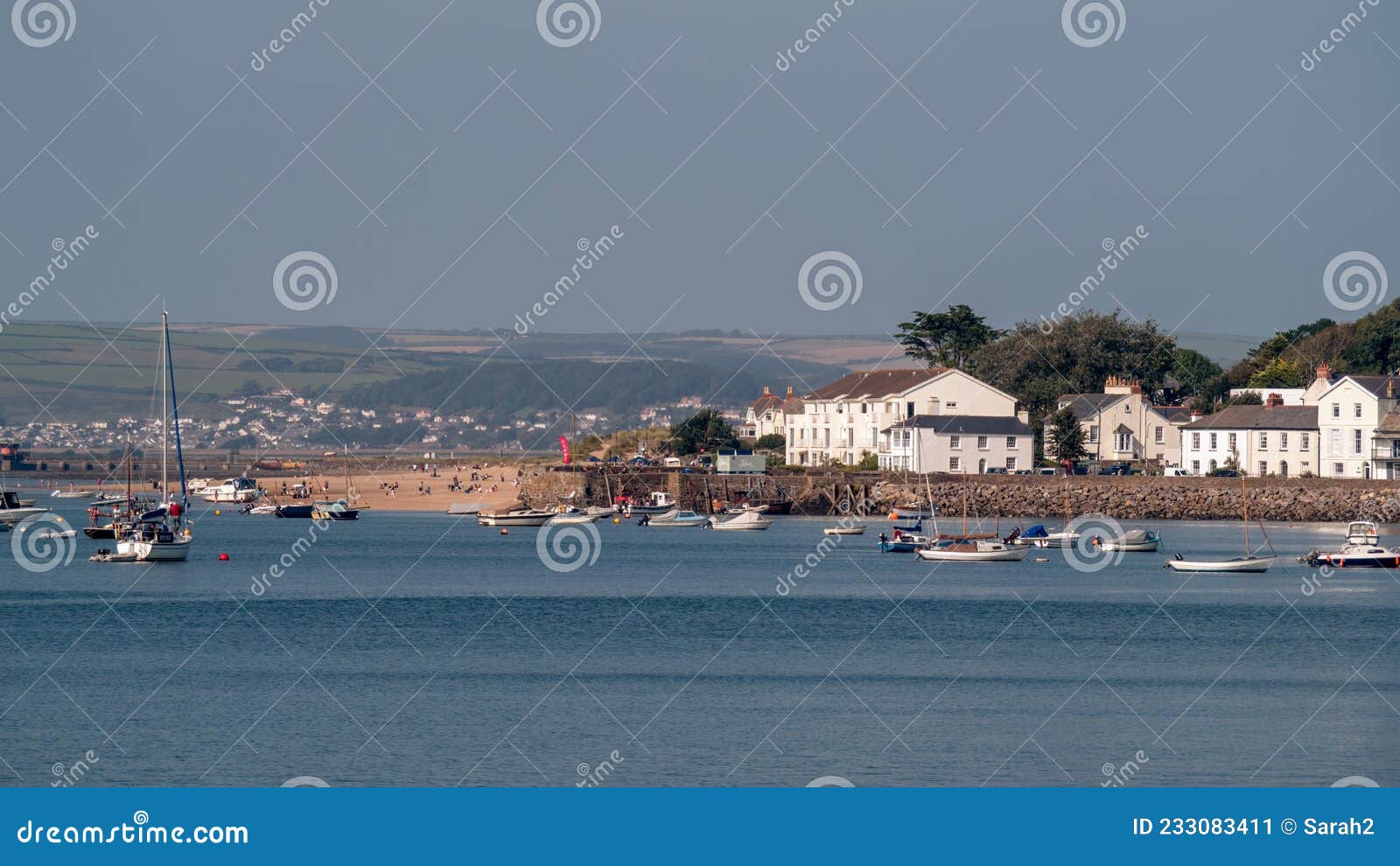INSTOW, DEVON, ENGLAND - SEPTEMBER 3 2021: Instow Viewed from Across ...