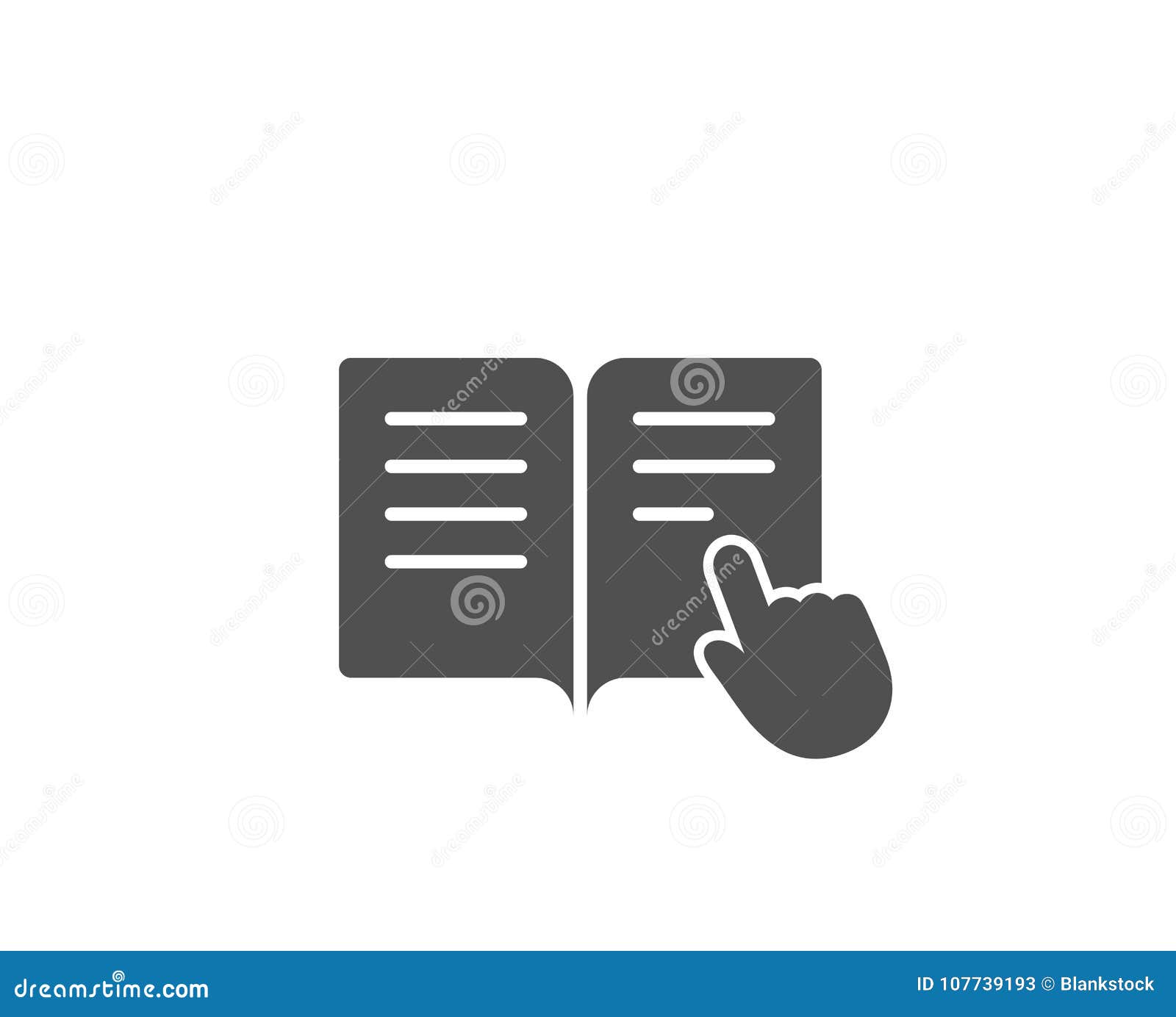 Instruction Book Simple Icon. Education Symbol. Stock Vector ... Instruction Book Simple Icon. Education Symbol. Stock Vector ...