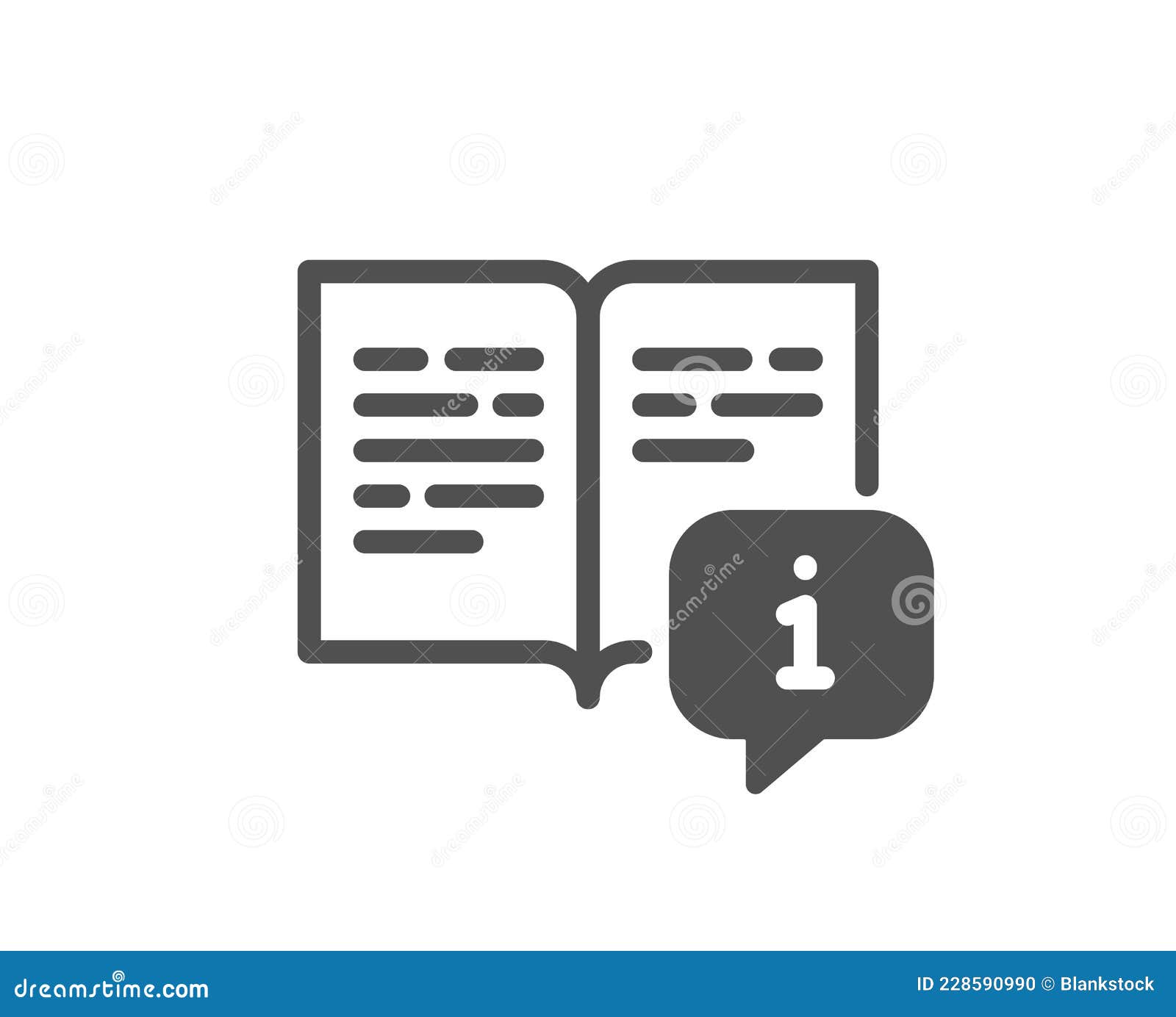 Instruction Icon. User Manual Sign. Vector Stock Vector - Illustration ...