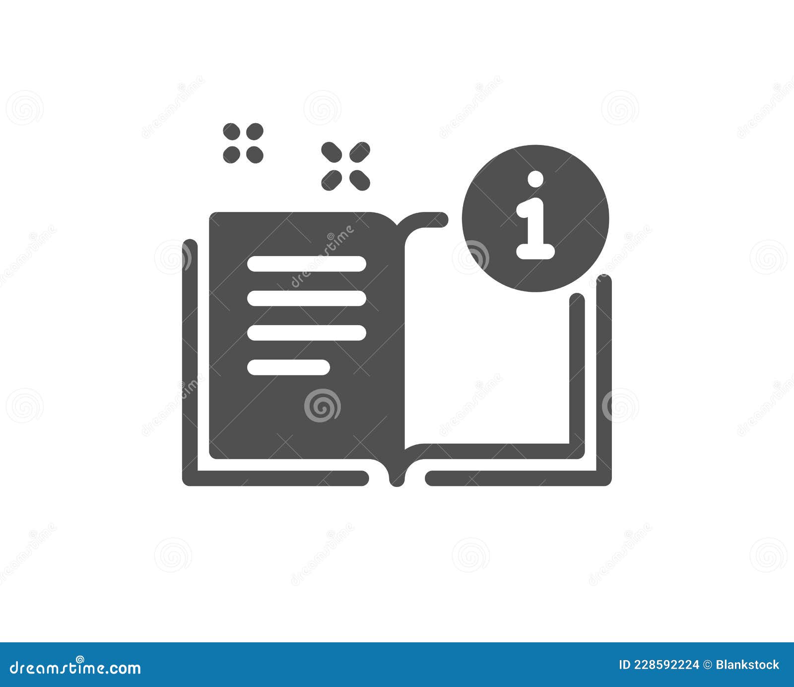 Instruction Icon. User Manual Sign. Vector Stock Vector - Illustration ...