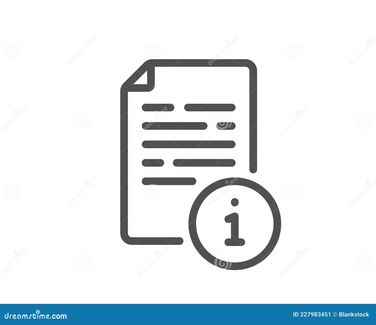 Instruction Line Icon. User Manual Sign. Vector Stock Vector ...