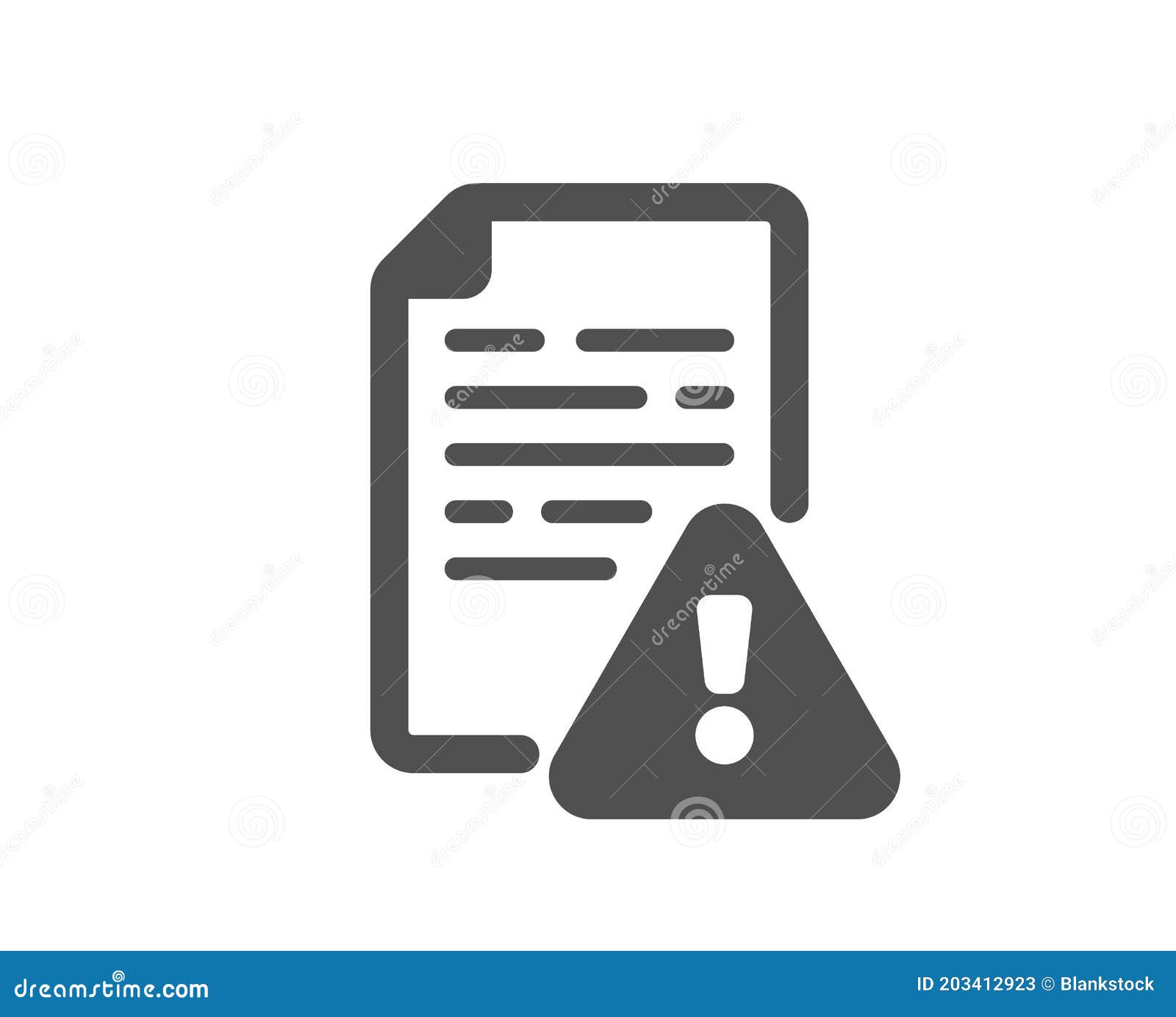 Instruction Manual Icon. Warning File Sign. Vector Stock Vector ...