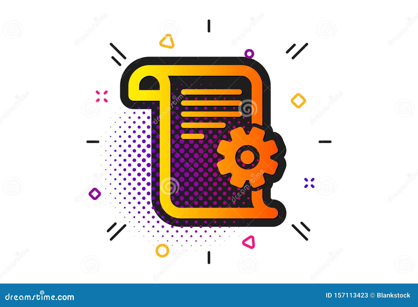 Technical Documentation Icon. Instruction Sign. Vector Stock Vector ...