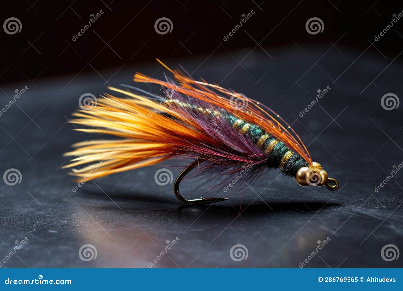 Instructional Step-by-step Fly Tying Process Stock Image - Image of ...