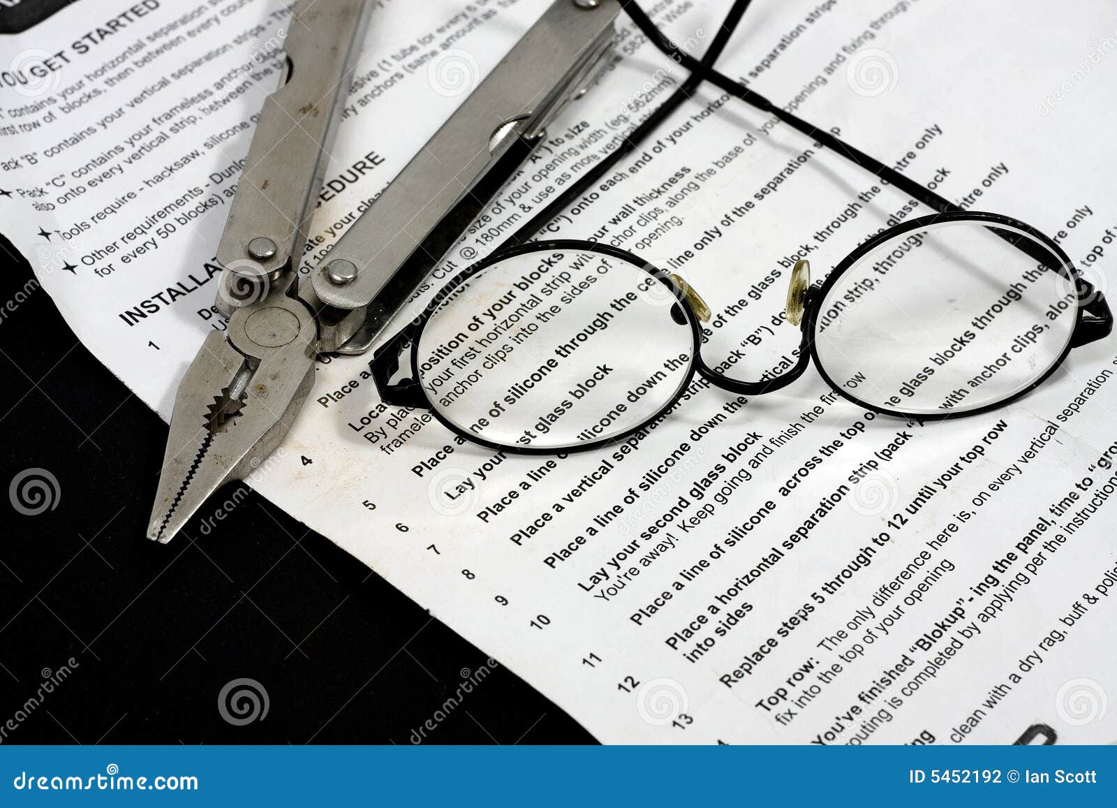 Instructions stock photo. Image of business, education - 5452192