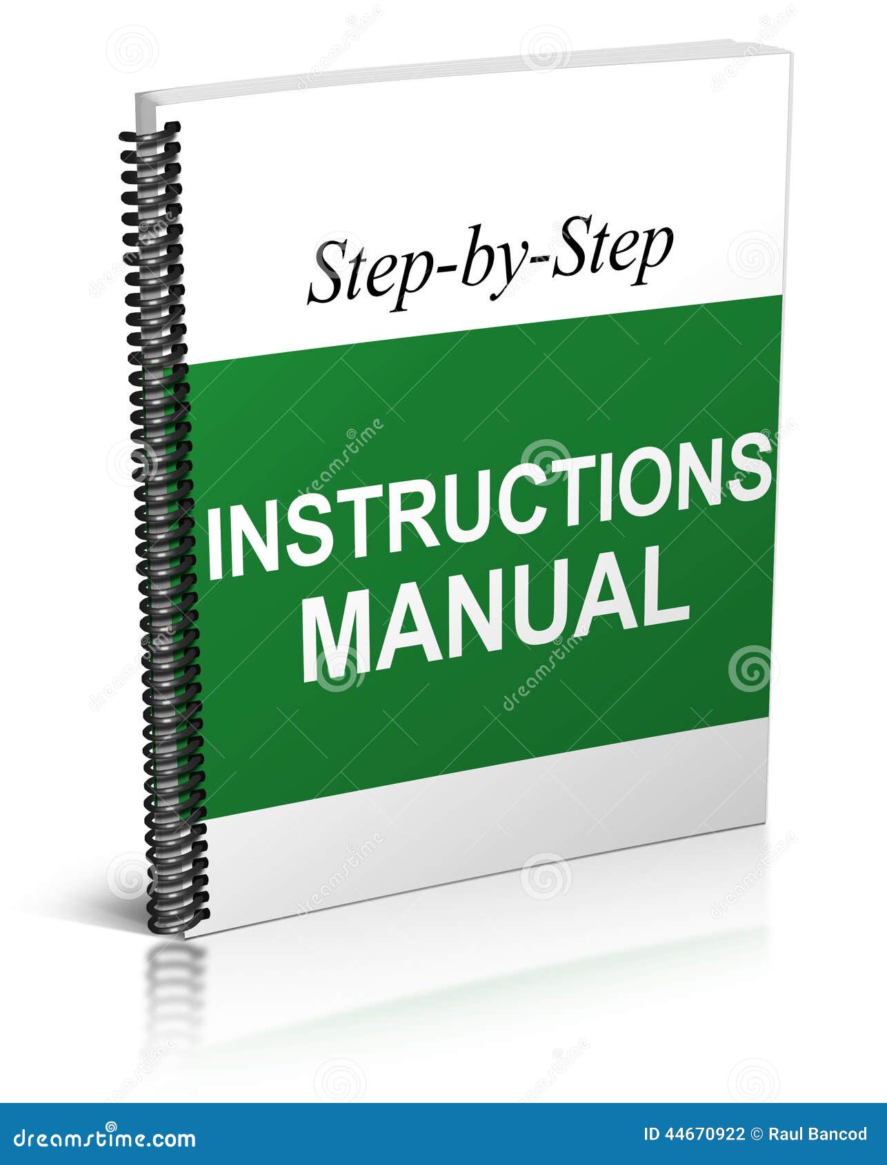 Instructions Manual stock photo. Illustration of spiral - 44670922 Instructions Manual stock photo. Illustration of spiral - 44670922