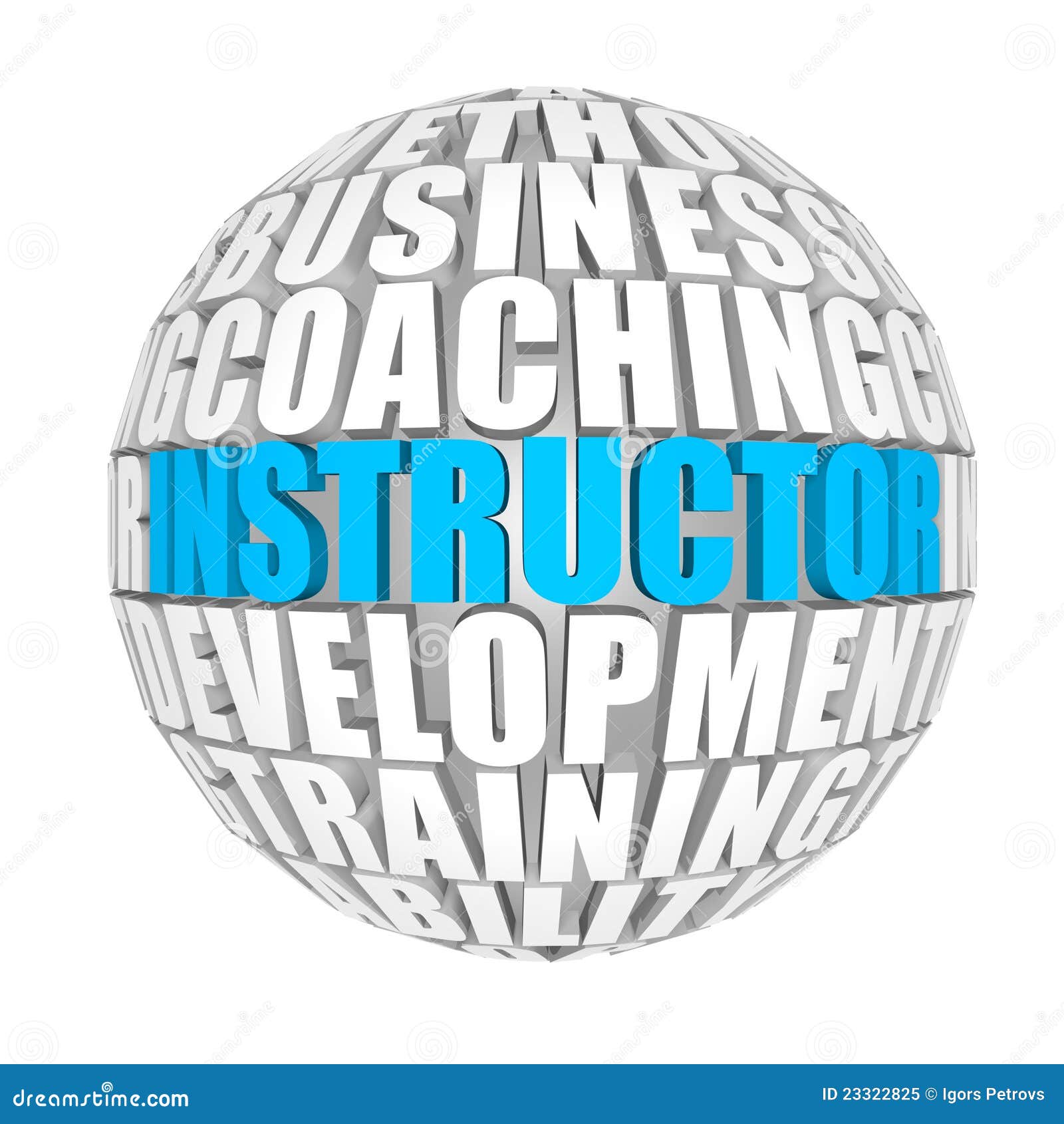 Instructor stock illustration. Illustration of ball, inspire - 23322825
