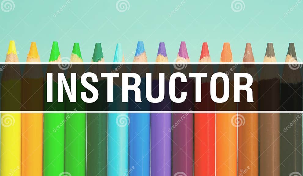 Instructor Concept with Education and Back To School Concept. Creative ...