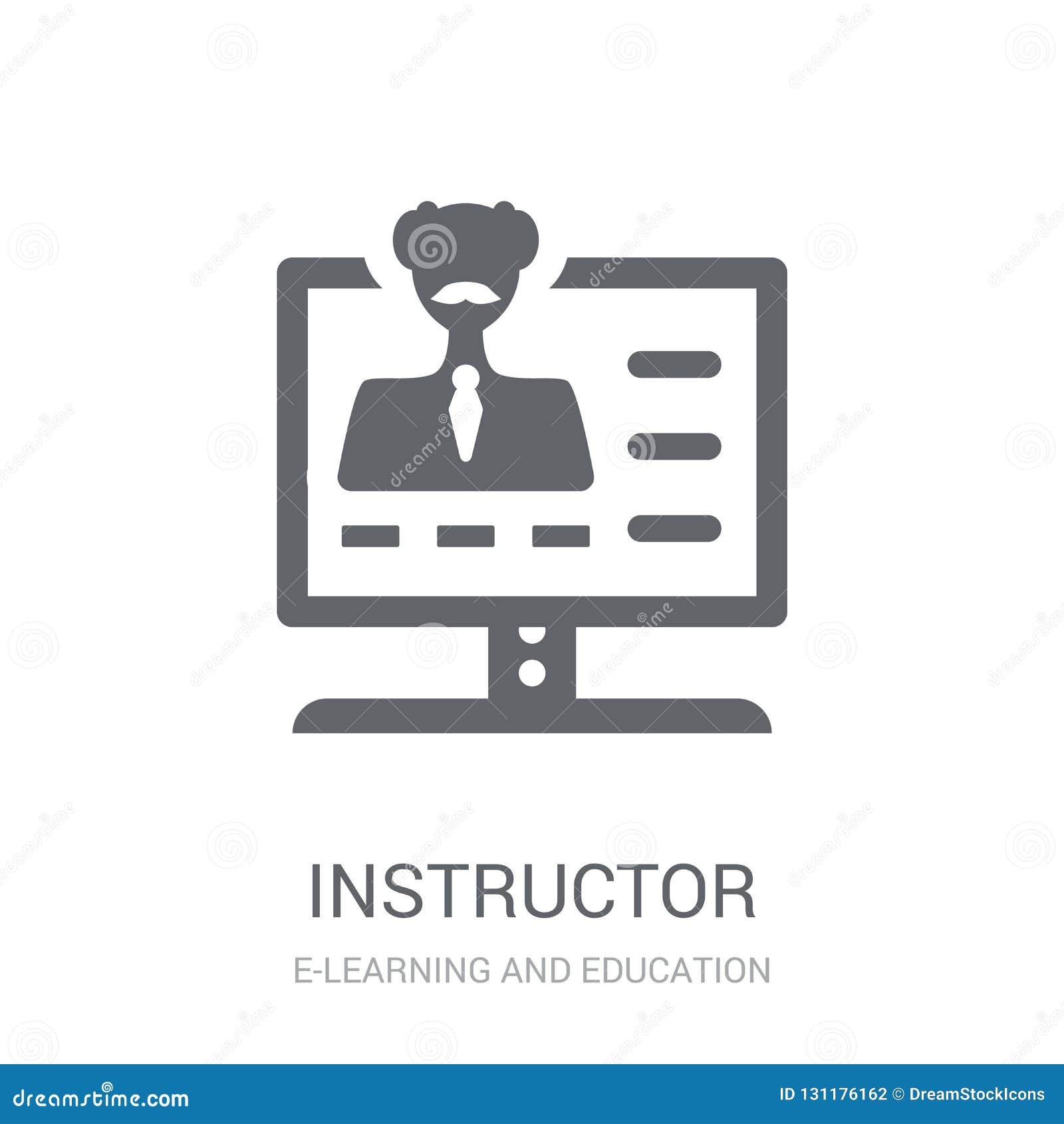 Instructor Icon. Trendy Instructor Logo Concept On White Background ...