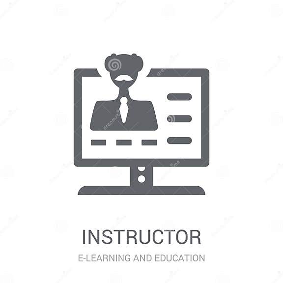 Instructor Icon. Trendy Instructor Logo Concept on White Background ...