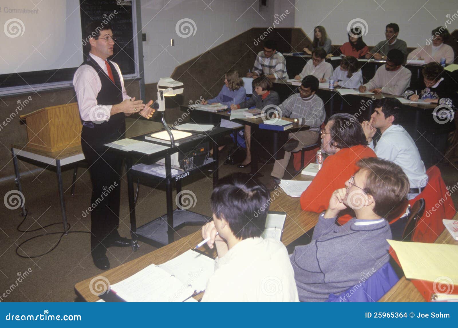 An Instructor Lecturing Business Management Class Editorial Stock Image ...