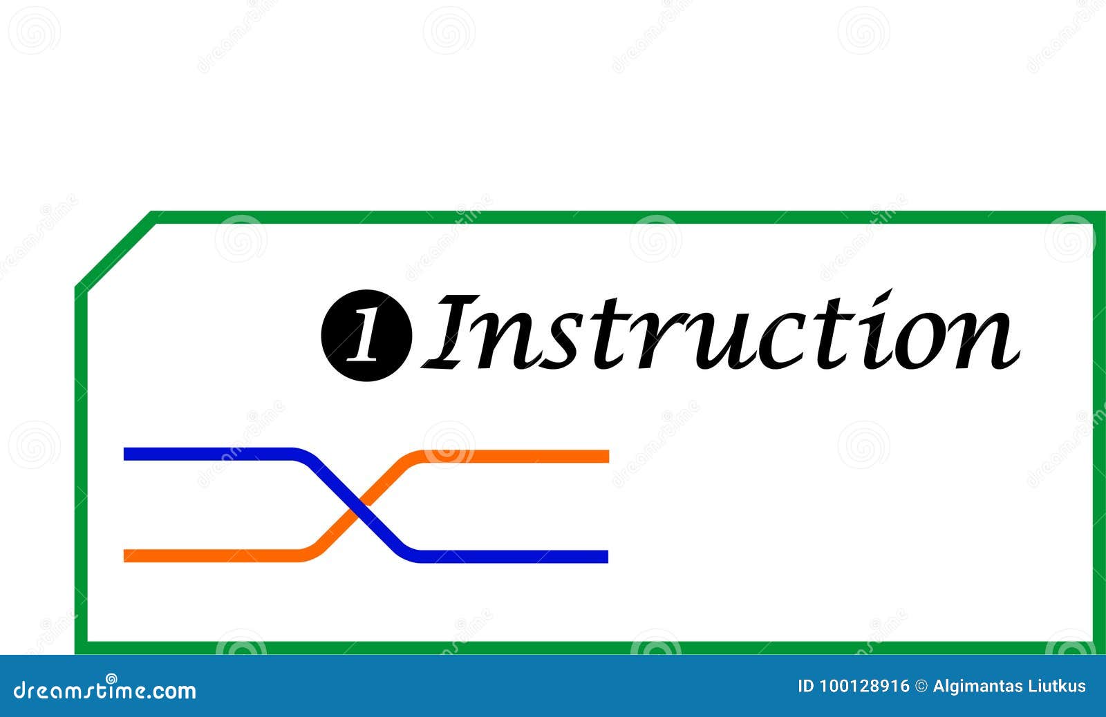 Beginning Instruction Line Icons Collection. Introduction, Foundation ...