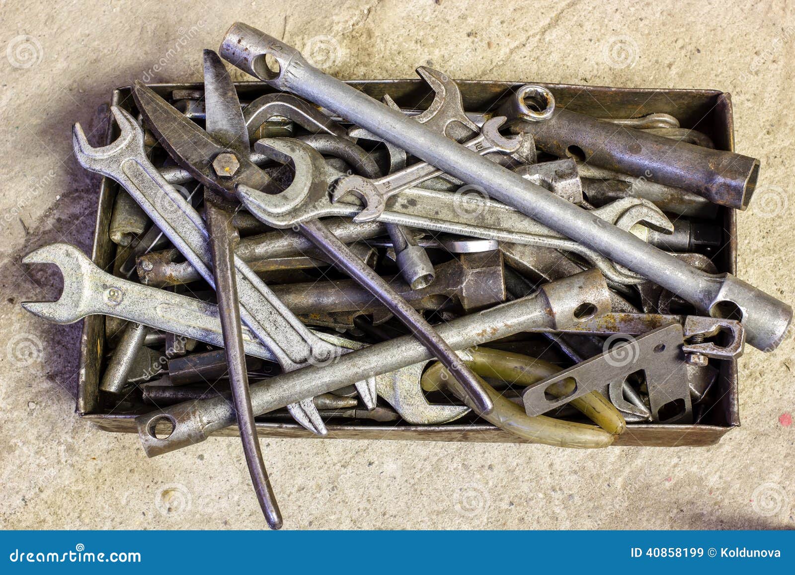 The instrument box stock image. Image of worker, vintage - 40858199