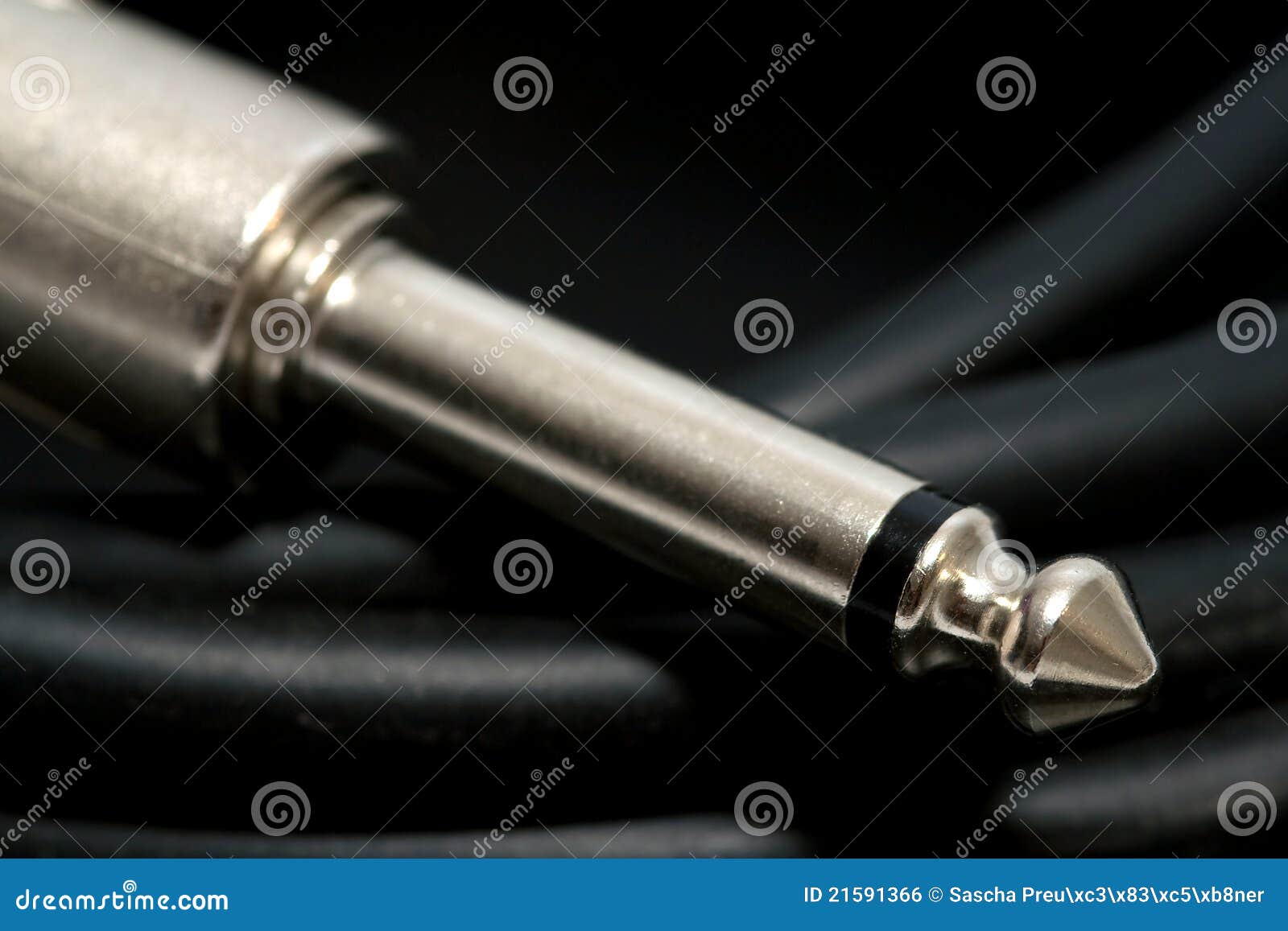 Instrument cable stock photo. Image of gloss, electronics - 21591366