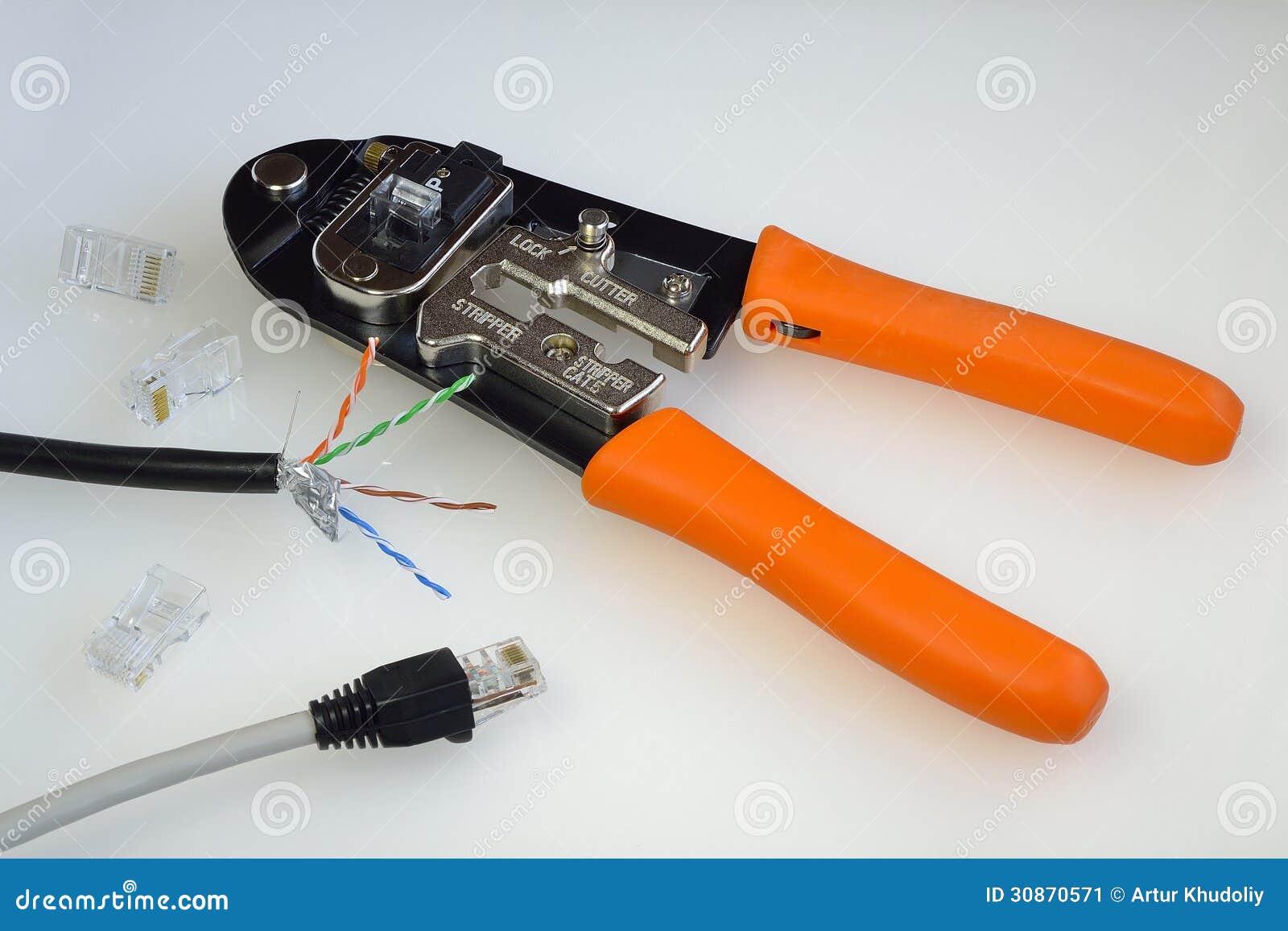 Instrument for connectors stock image. Image of system - 30870571