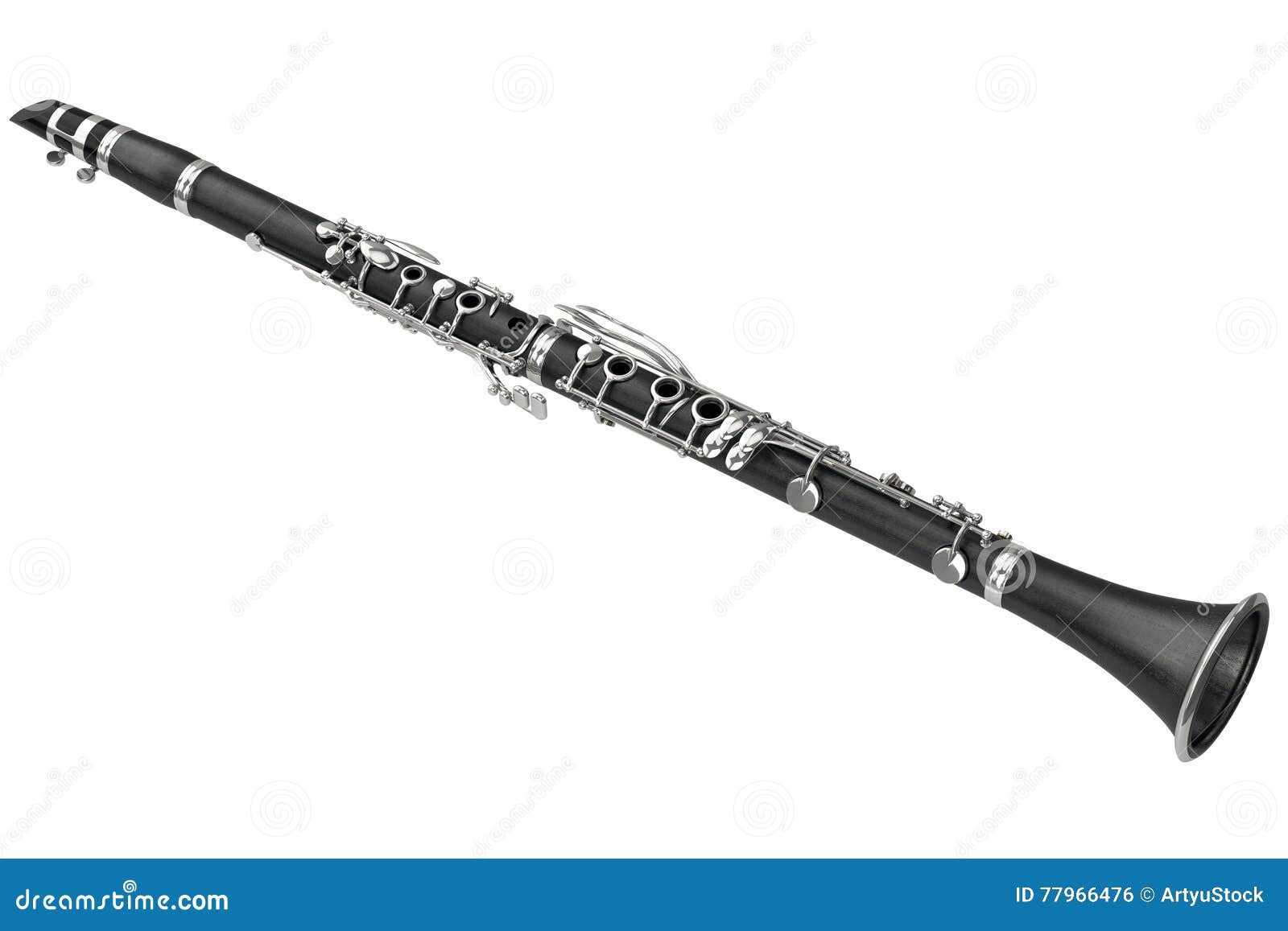 Instrument De Musique De Vent De Clarinette Illustration Stock ...