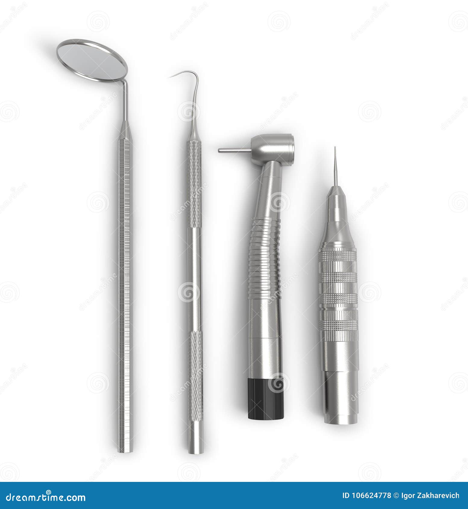 Instrument Dentaire, Illustration 3d Illustration Stock - Illustration ...
