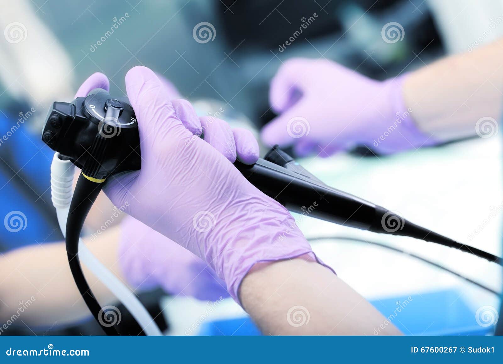 Instrument for Endoscopy in the Doctor S Hands Stock Image - Image of ...